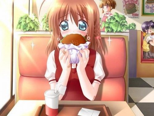 Fille Qui Mange 2